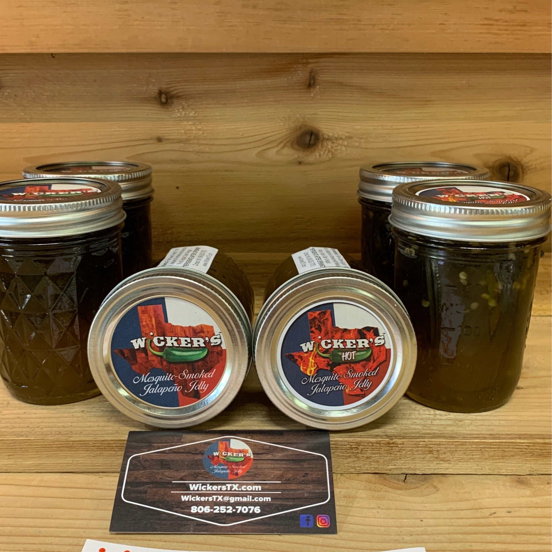 Wicker’s Mesquite Smoked Jalapeno Jelly | Texas Honey Bee Farm